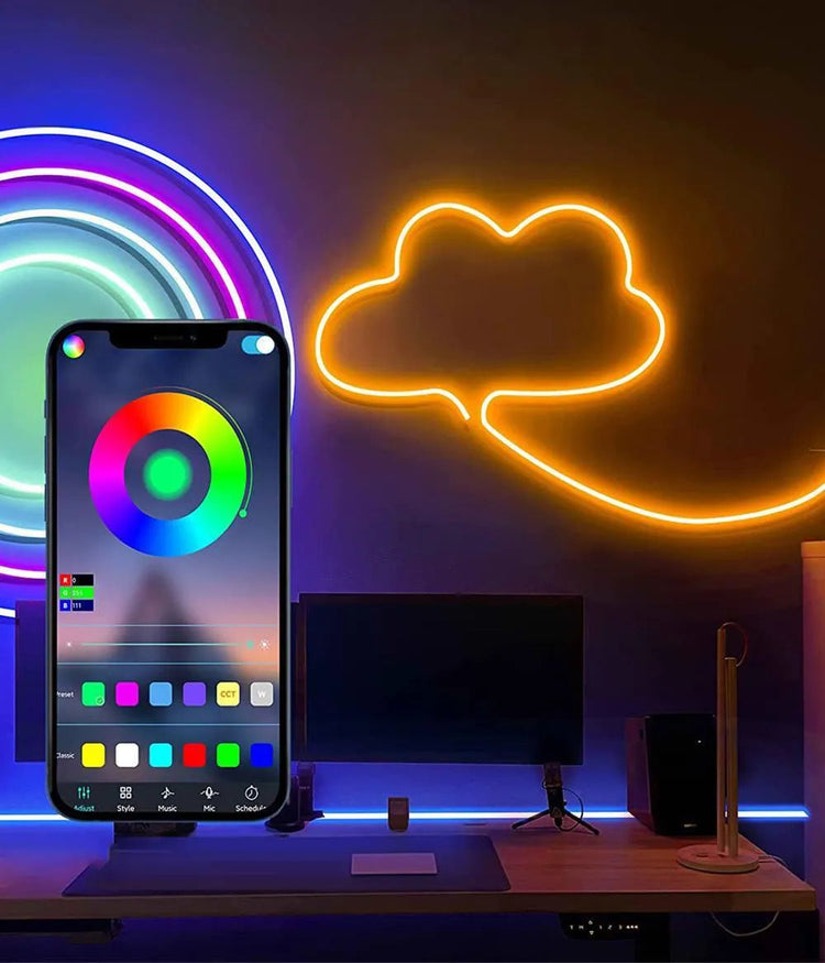 ETL/CE Listed 120V/230V Led Neon Rope Light/ Led Strip, IP65 – Shine Decor