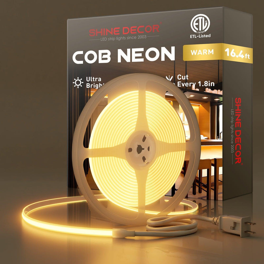 ETL/CE Listed 120V/230V Led Neon Rope Light/ Led Strip, IP65 – Shine Decor