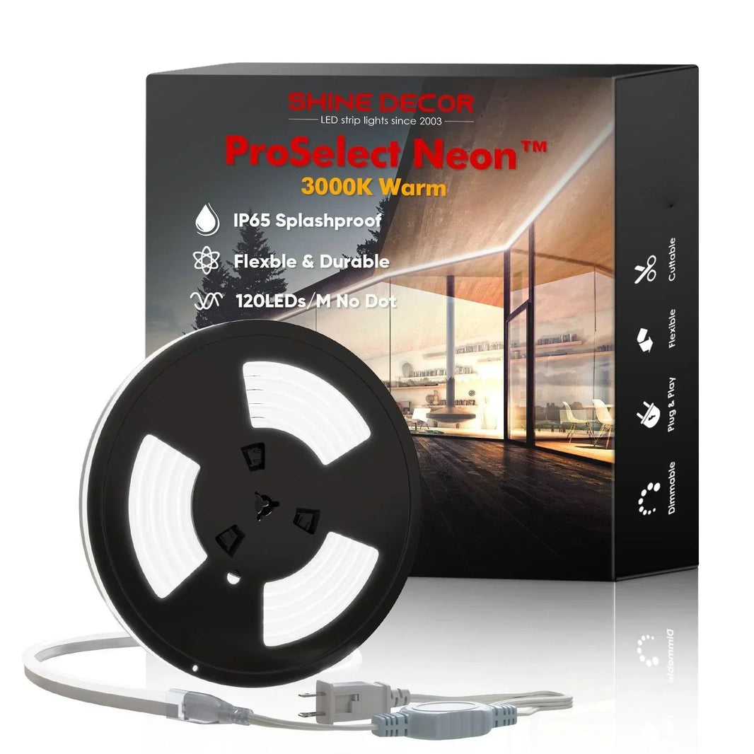 ETL Listed 110V Neon LED Strip Light Neon Rope Light – Shine Decor